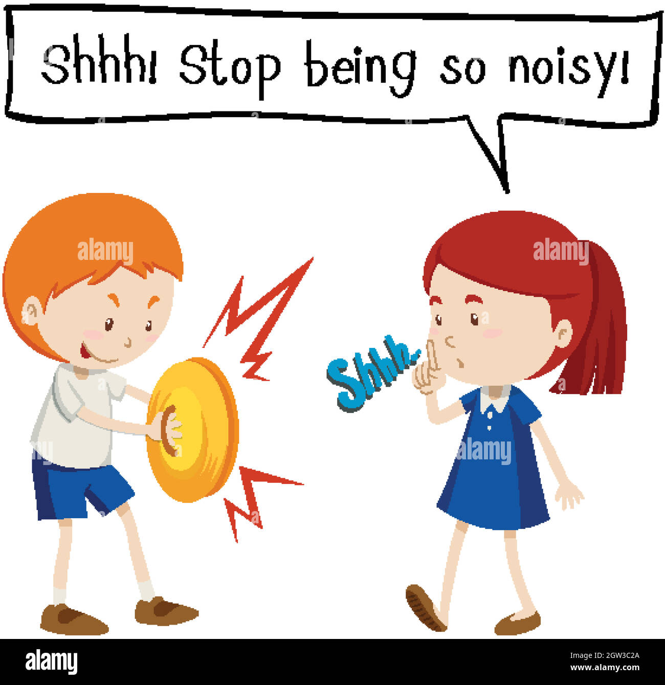 Too Noisy Clipart