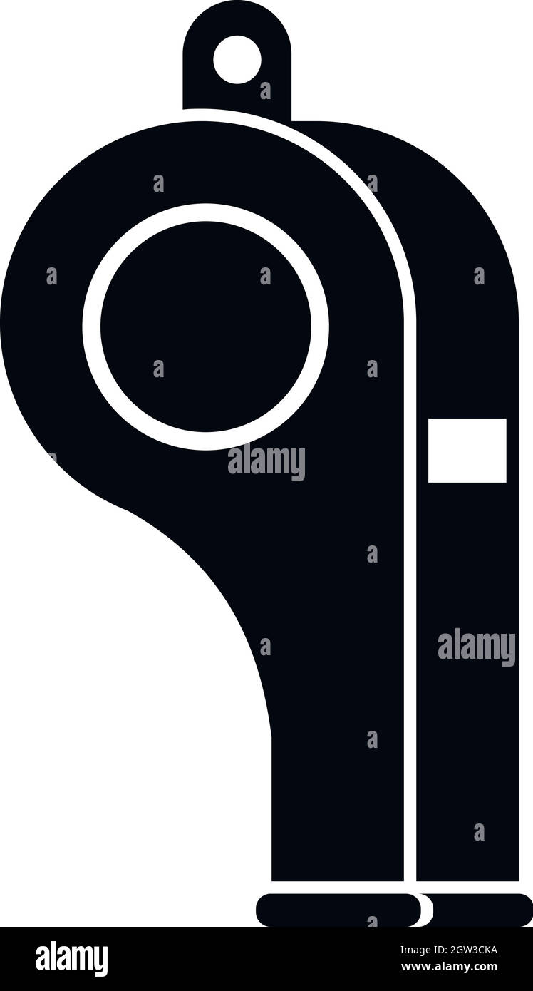 Whistle icon, simple style Stock Vector Image & Art - Alamy