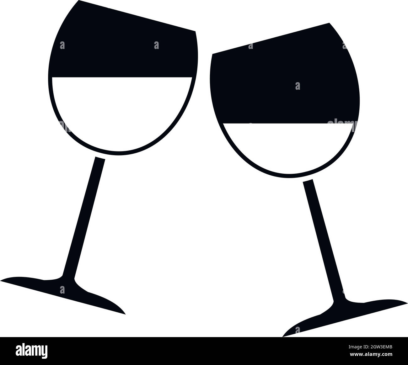 Festive table food glasses Stock Vector Images - Alamy