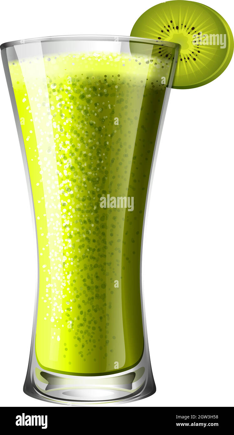 Green smoothie Stock Vector Images - Alamy