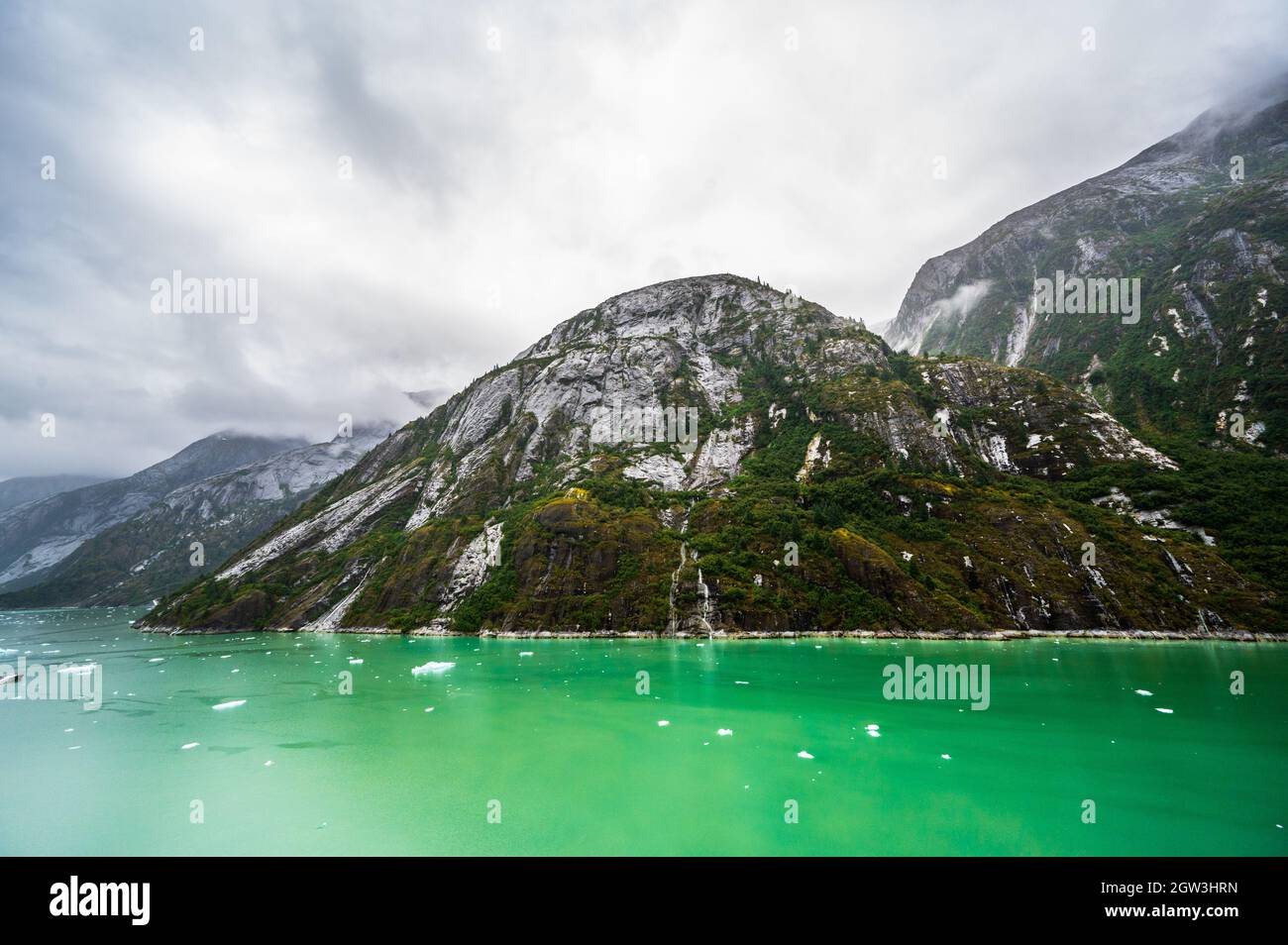 Endicott Arm and Dawes Glacier Alaska Stock Photo - Alamy