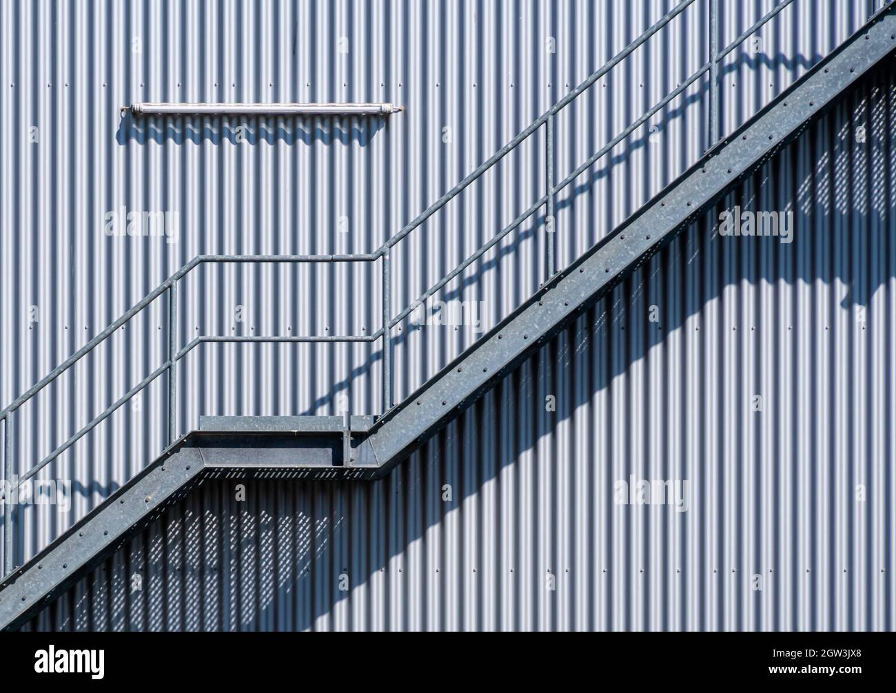 Low Angle View Of Staircase In Building Stock Photo - Alamy