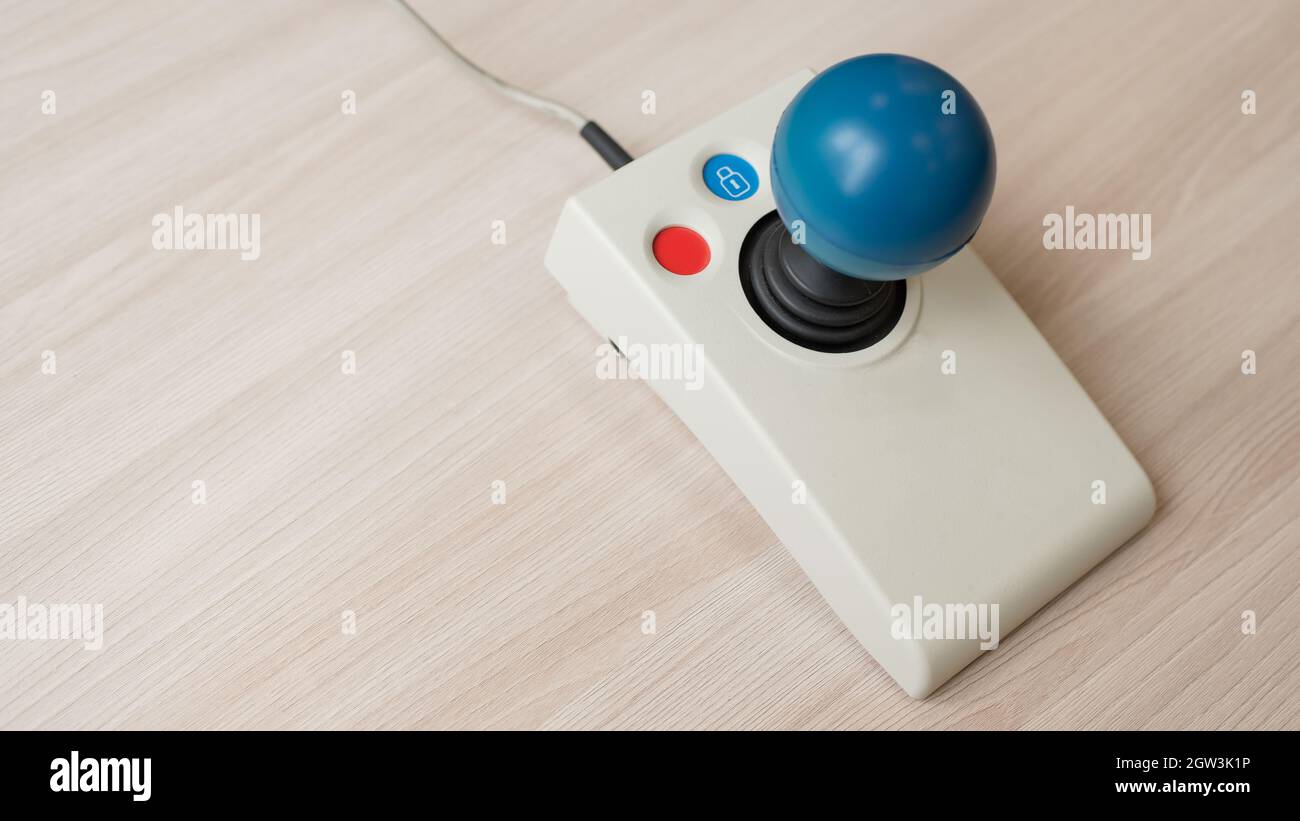 Close-up of a specialized computer mouse for people with cerebral palsy ...