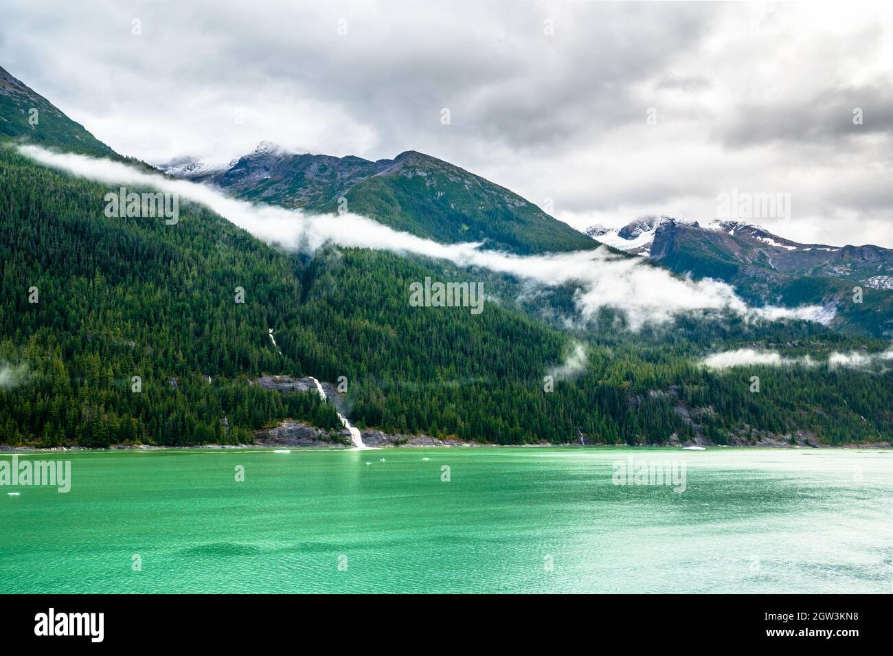 Endicott Arm and Dawes Glacier Alaska Stock Photo - Alamy