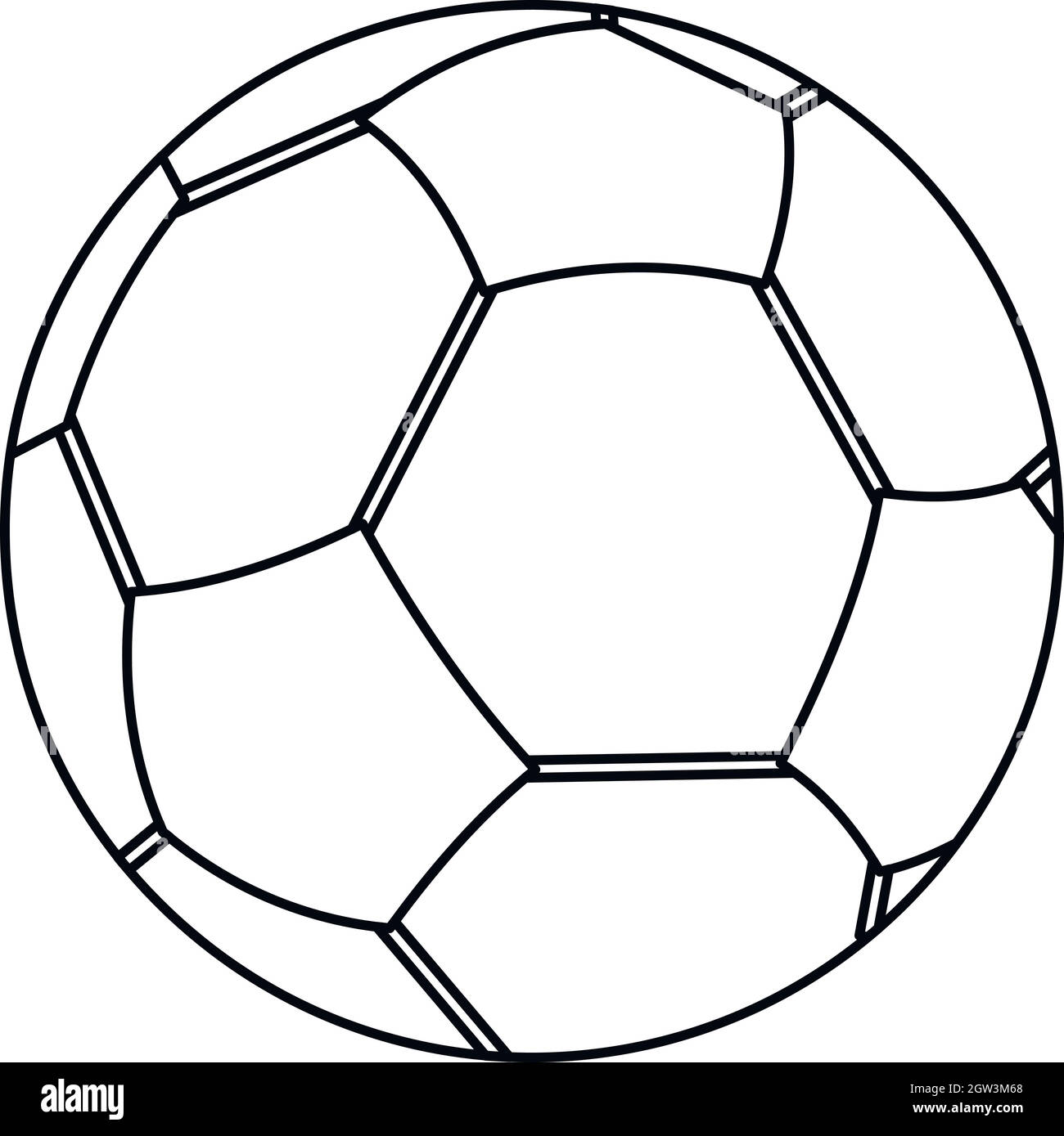 Soccer ball icon, simple style Stock Vector Image & Art - Alamy