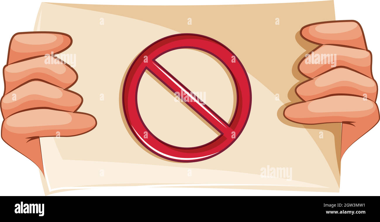 A banned sign Stock Vector Image & Art - Alamy