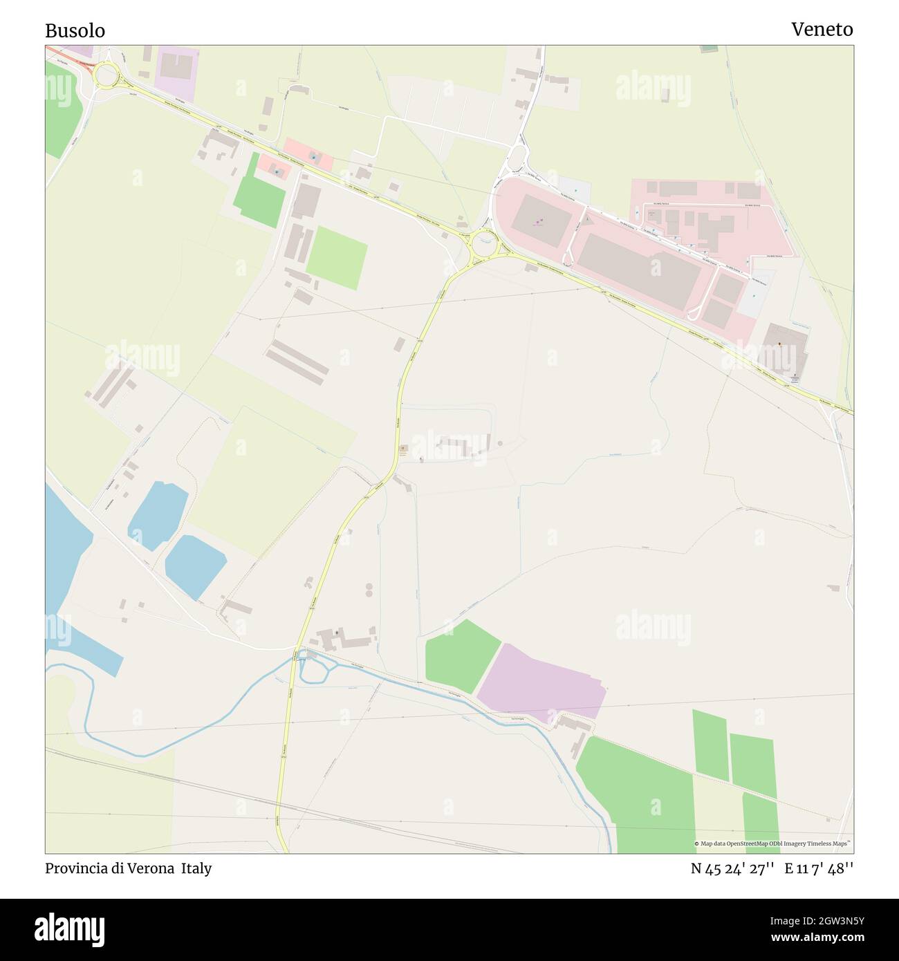 Busolo, Provincia di Verona, Italy, Veneto, N 45 24' 27'', E 11 7' 48 ...