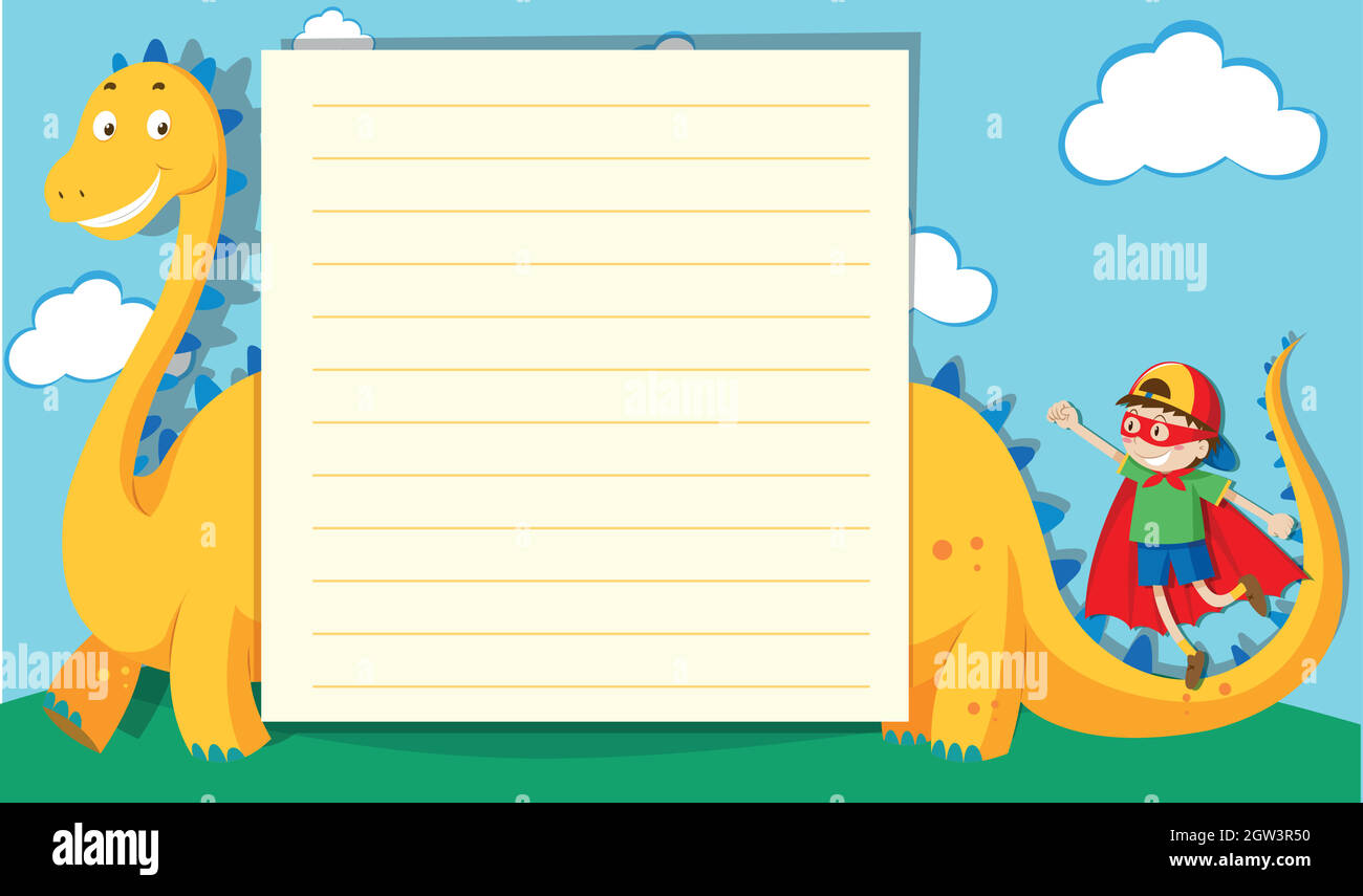 Banner template design boy Stock Vector Images - Alamy