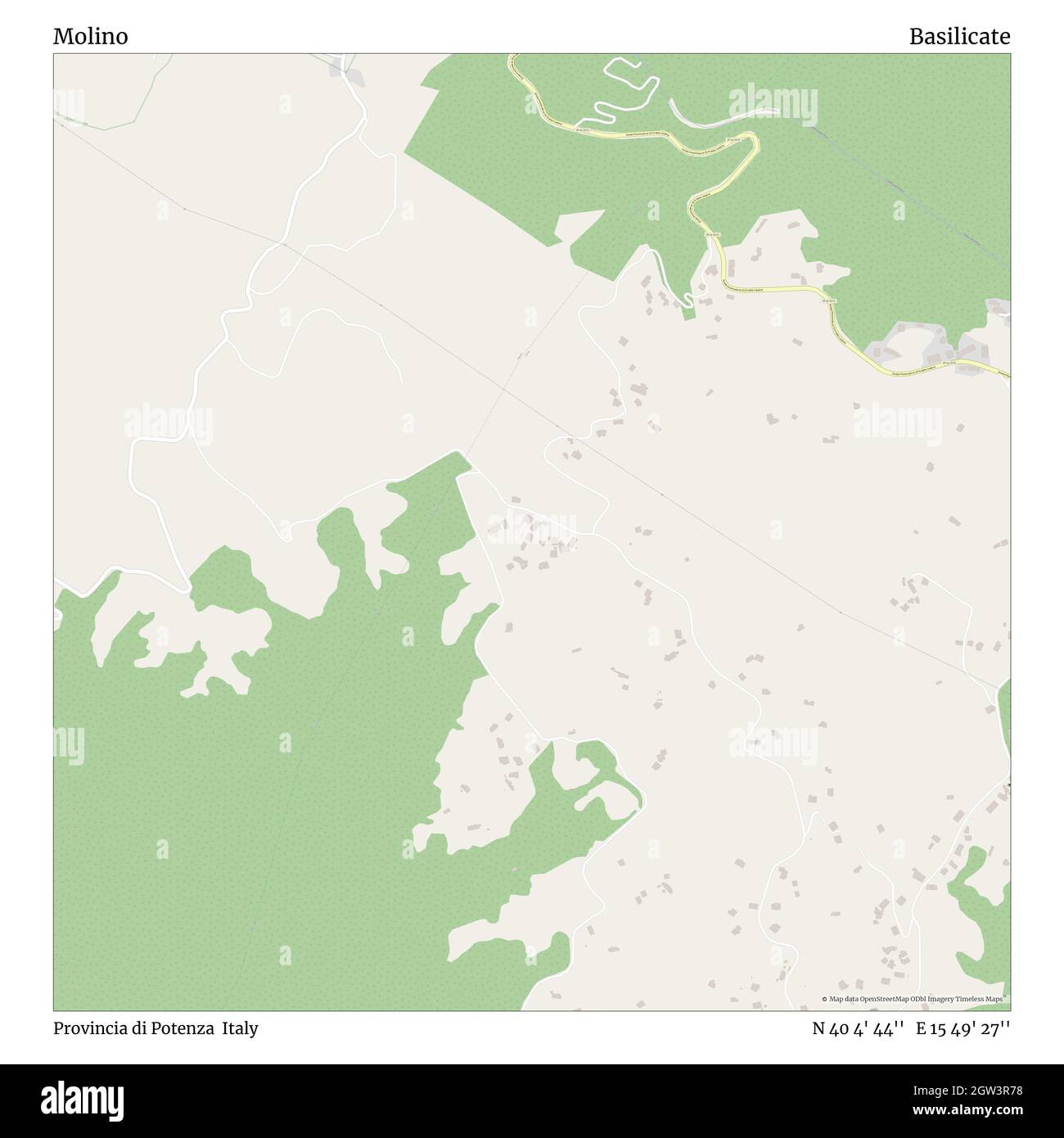 Molino, Provincia di Potenza, Italy, Basilicate, N 40 4' 44'', E 15 49 ...