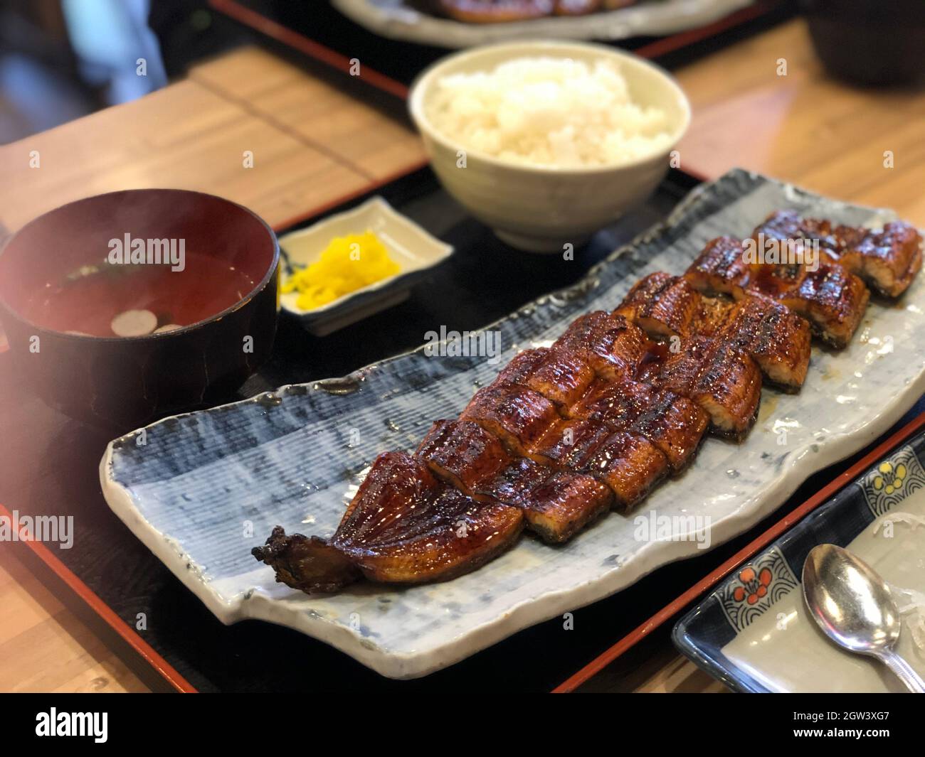 Japan unagi eel eating hi-res stock photography and images - Alamy