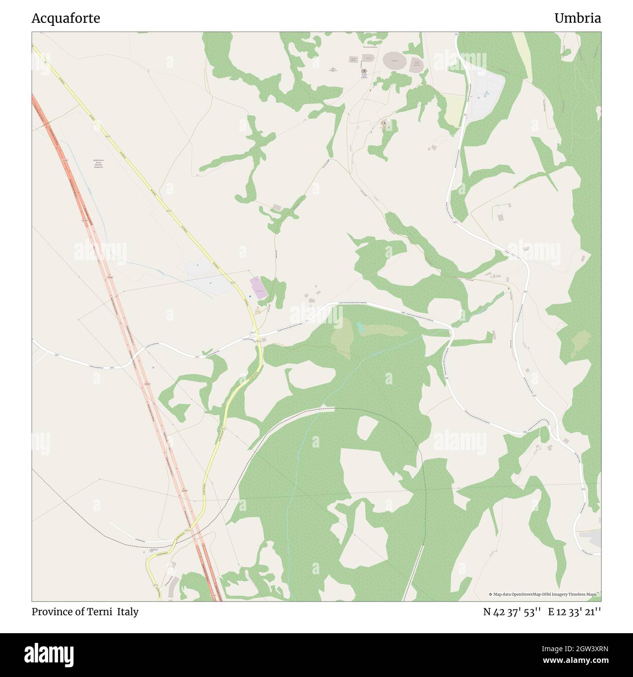 Acquaforte, Province of Terni, Italy, Umbria, N 42 37' 53'', E 12 33 ...