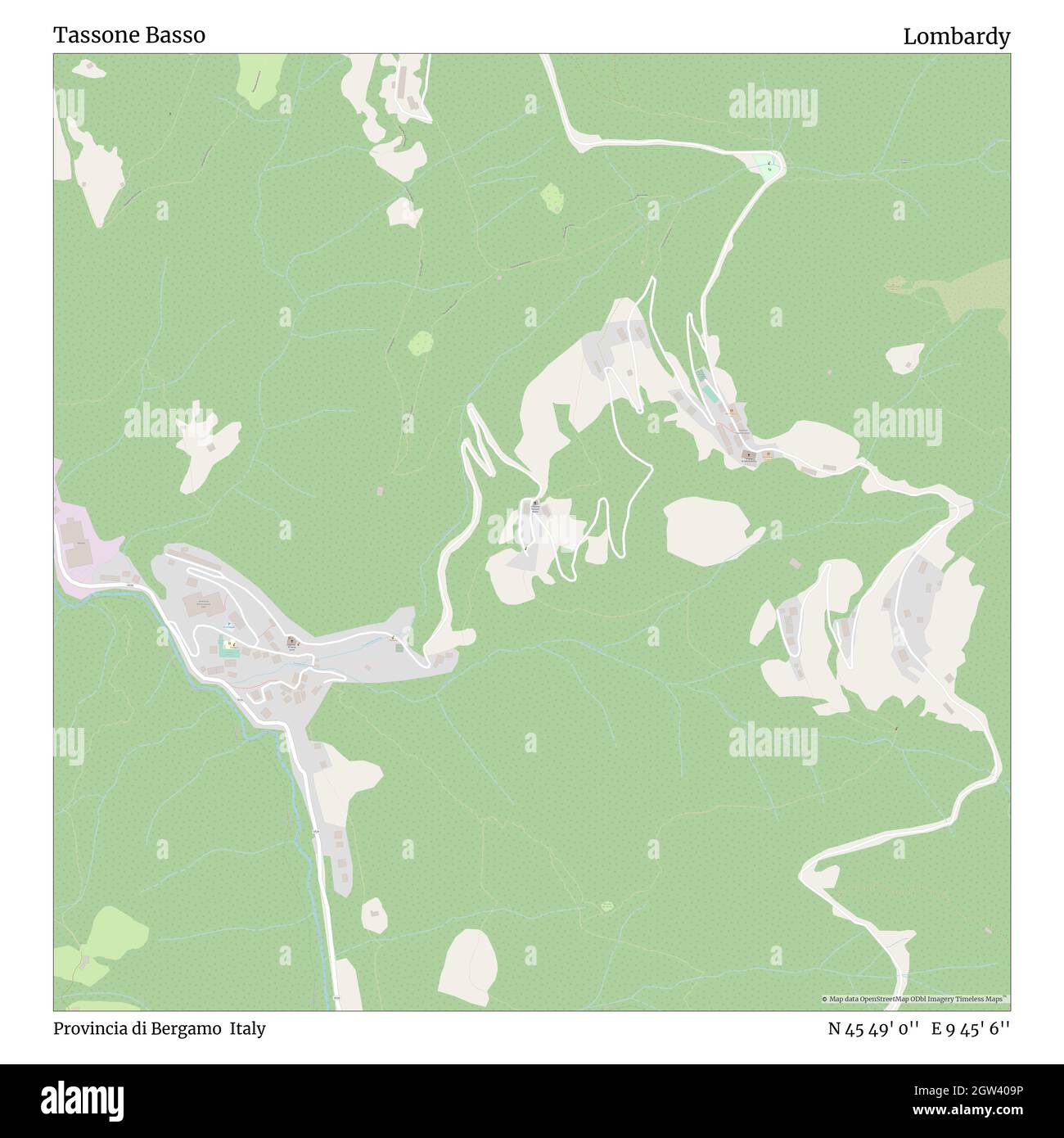 Tassone Basso, Provincia di Bergamo, Italy, Lombardy, N 45 49' 0'', E 9 ...