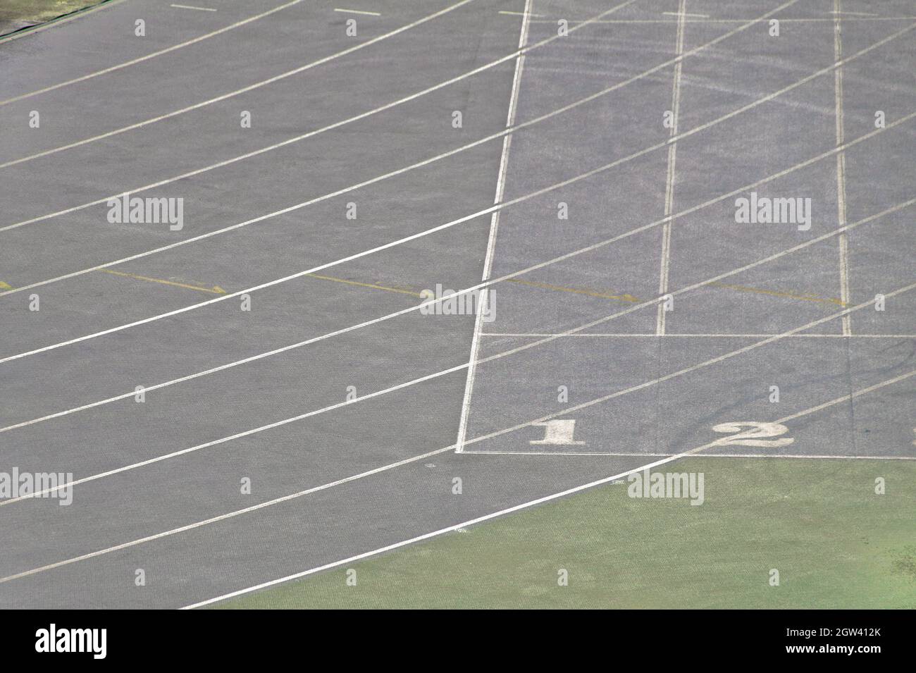 Athletic markings hi-res stock photography and images - Alamy