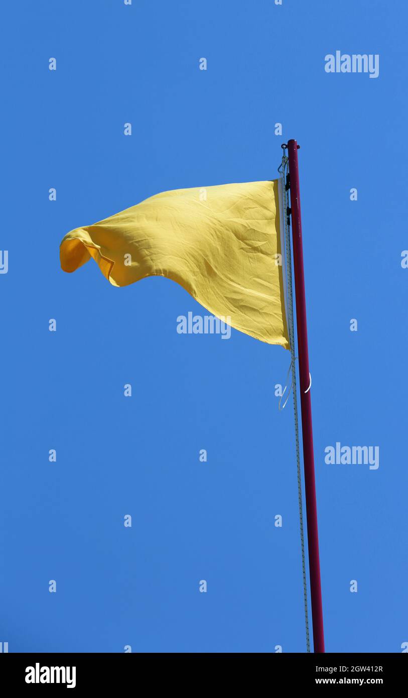 Yellow penalty flag hi-res stock photography and images - Alamy