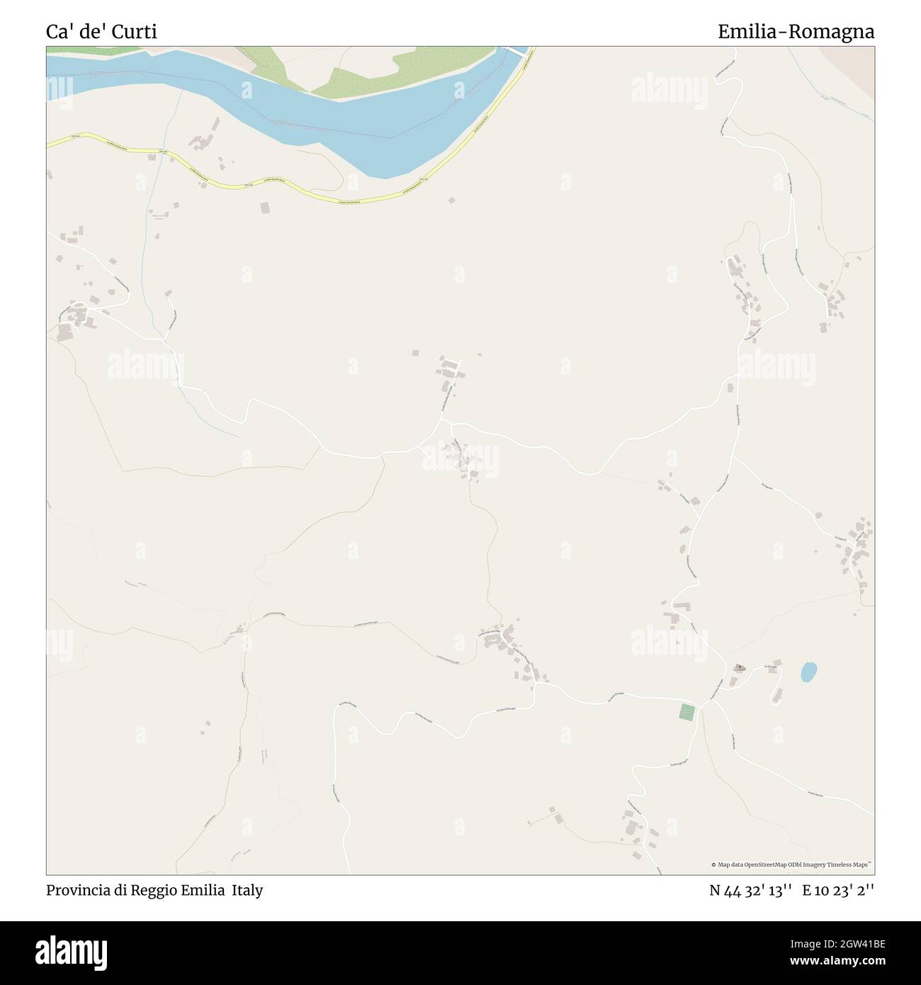 Ca' de' Curti, Provincia di Reggio Emilia, Italy, Emilia-Romagna, N 44 ...