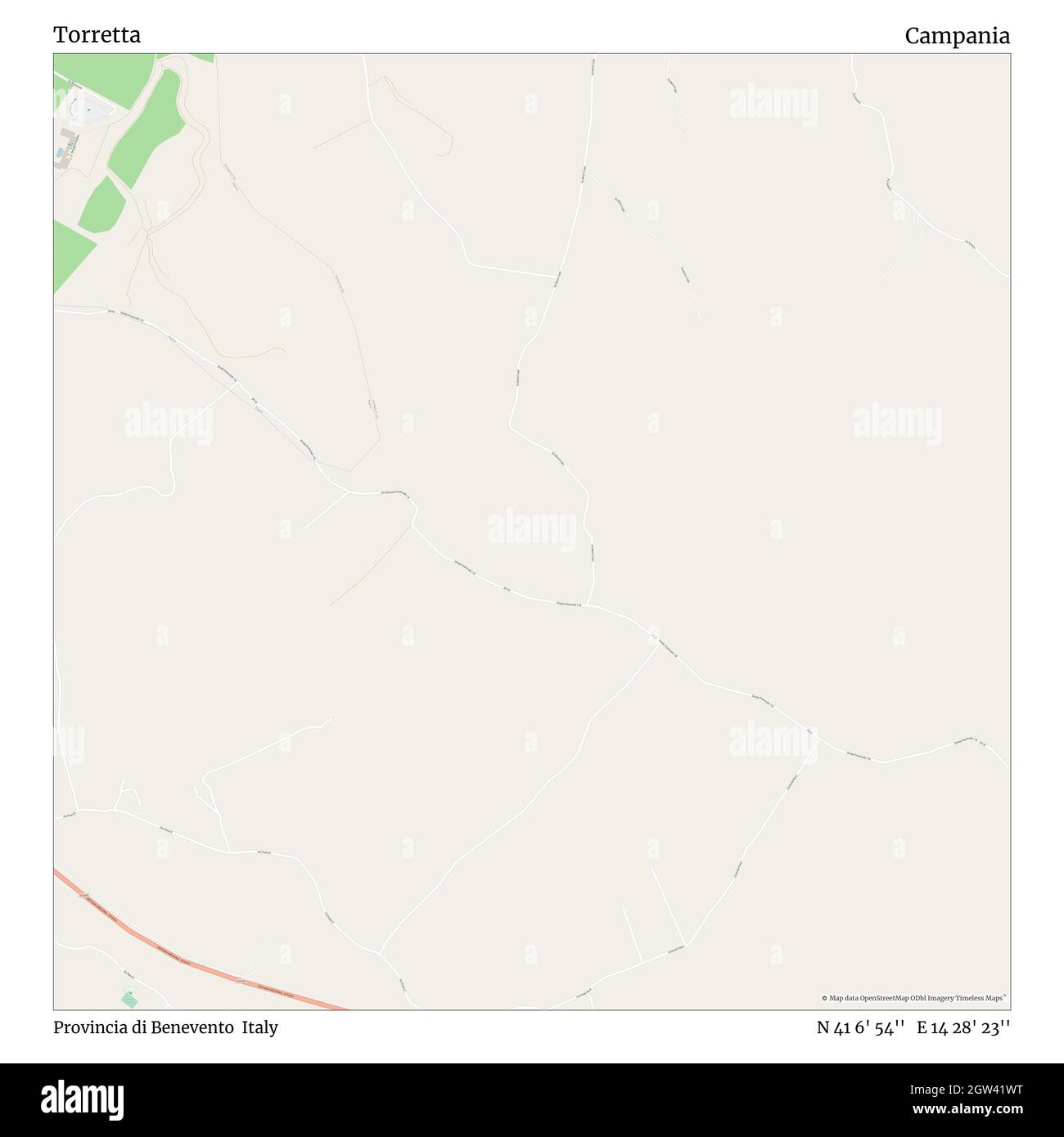 Torretta, Provincia di Benevento, Italy, Campania, N 41 6' 54'', E 14 ...