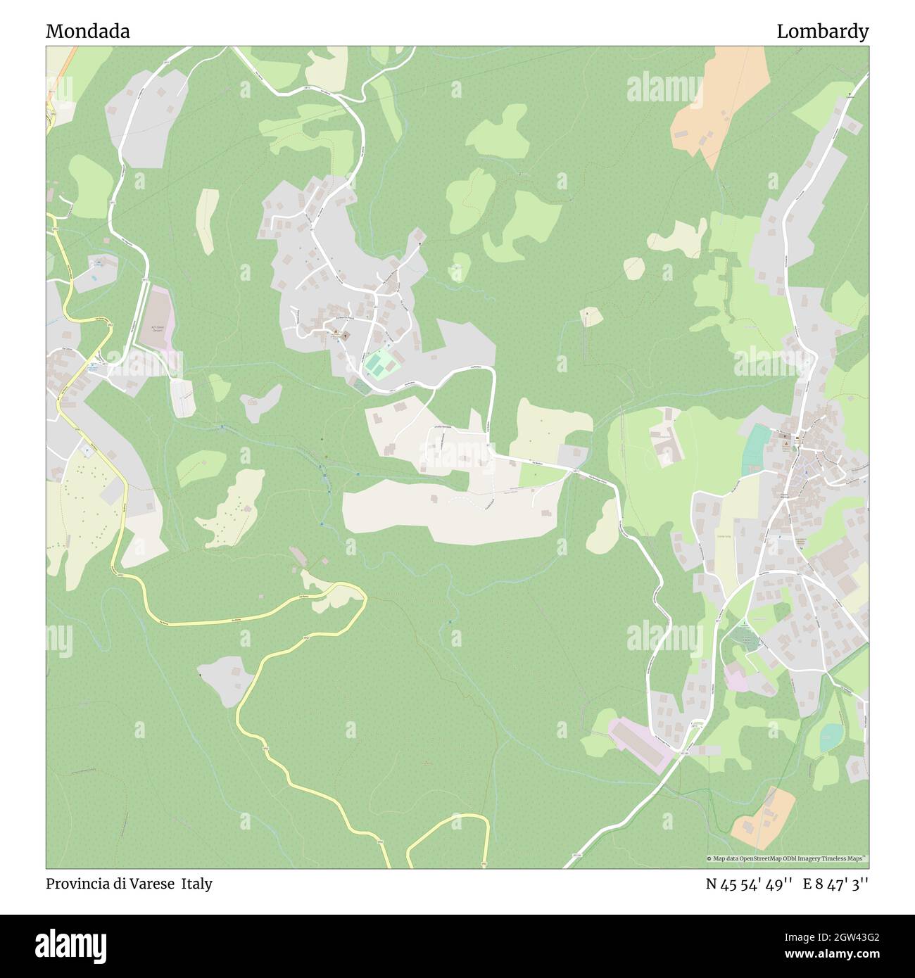 Map of varese hi-res stock photography and images - Alamy