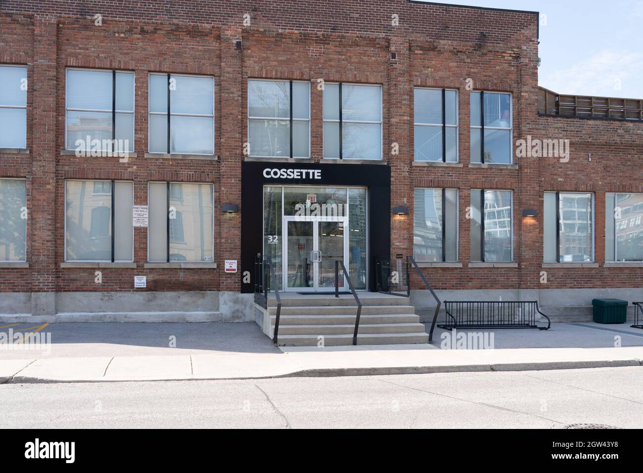 Toronto, Canada - October 2, 2021: Cossette office in Toronto, Canada ...