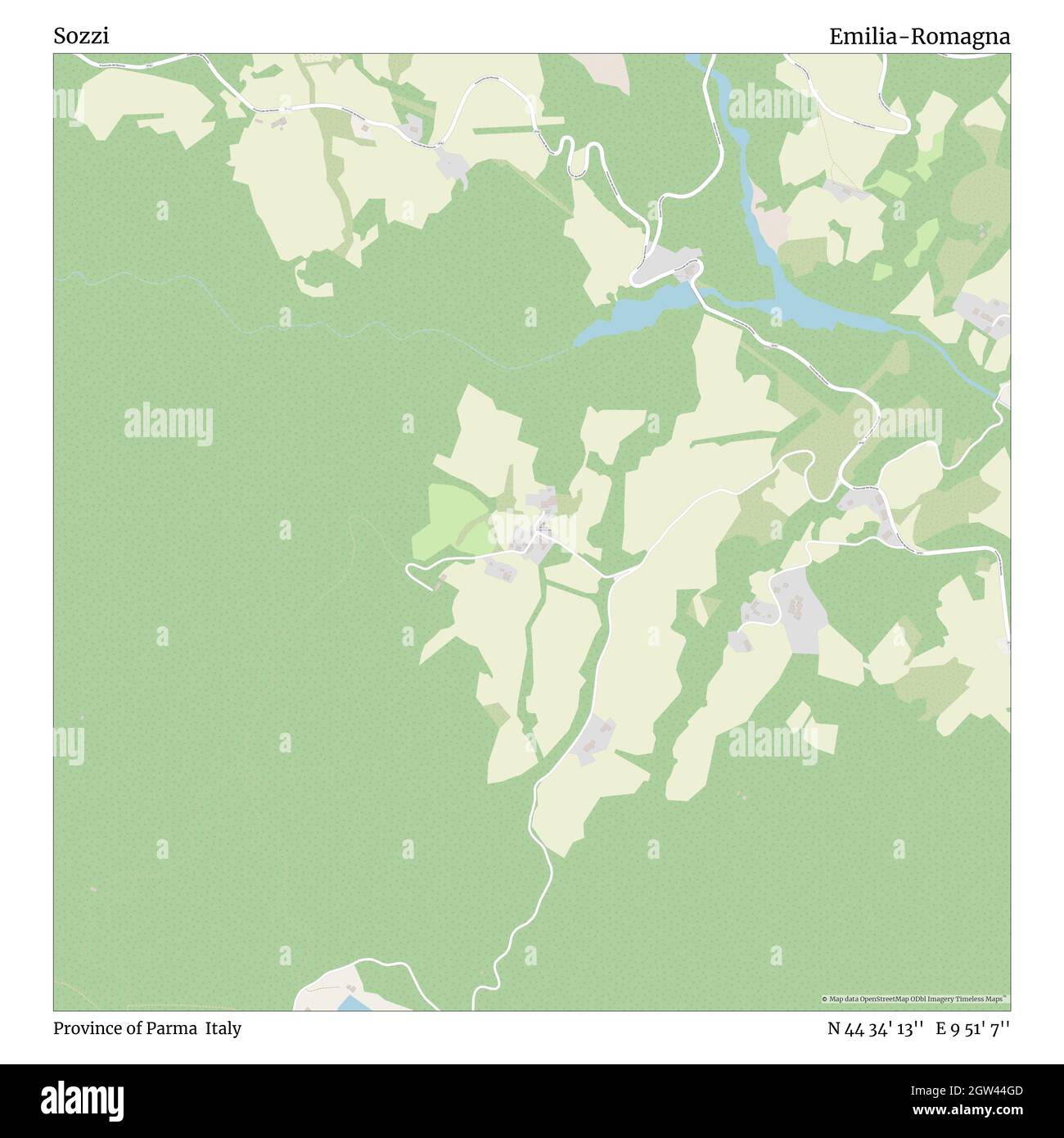 Sozzi, Province of Parma, Italy, Emilia-Romagna, N 44 34' 13'', E 9 51 ...
