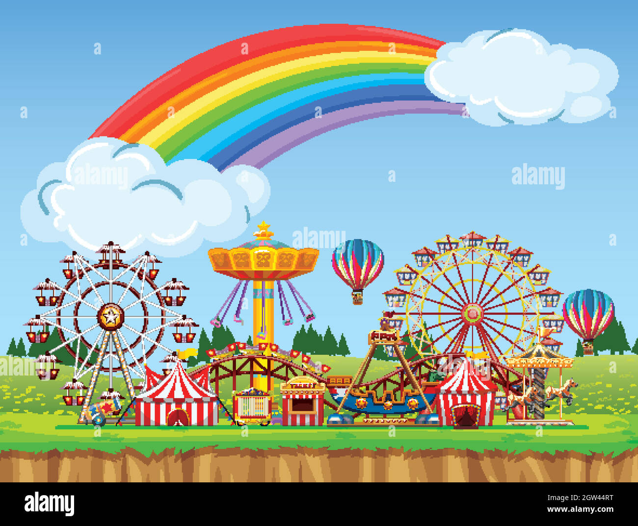 In rainbow color Stock Vector Images - Alamy