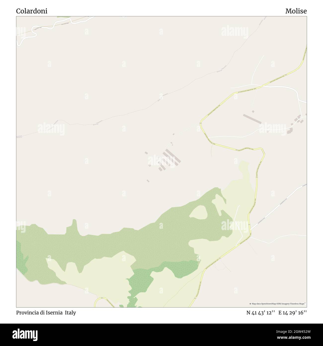 Map of isernia hi-res stock photography and images - Alamy