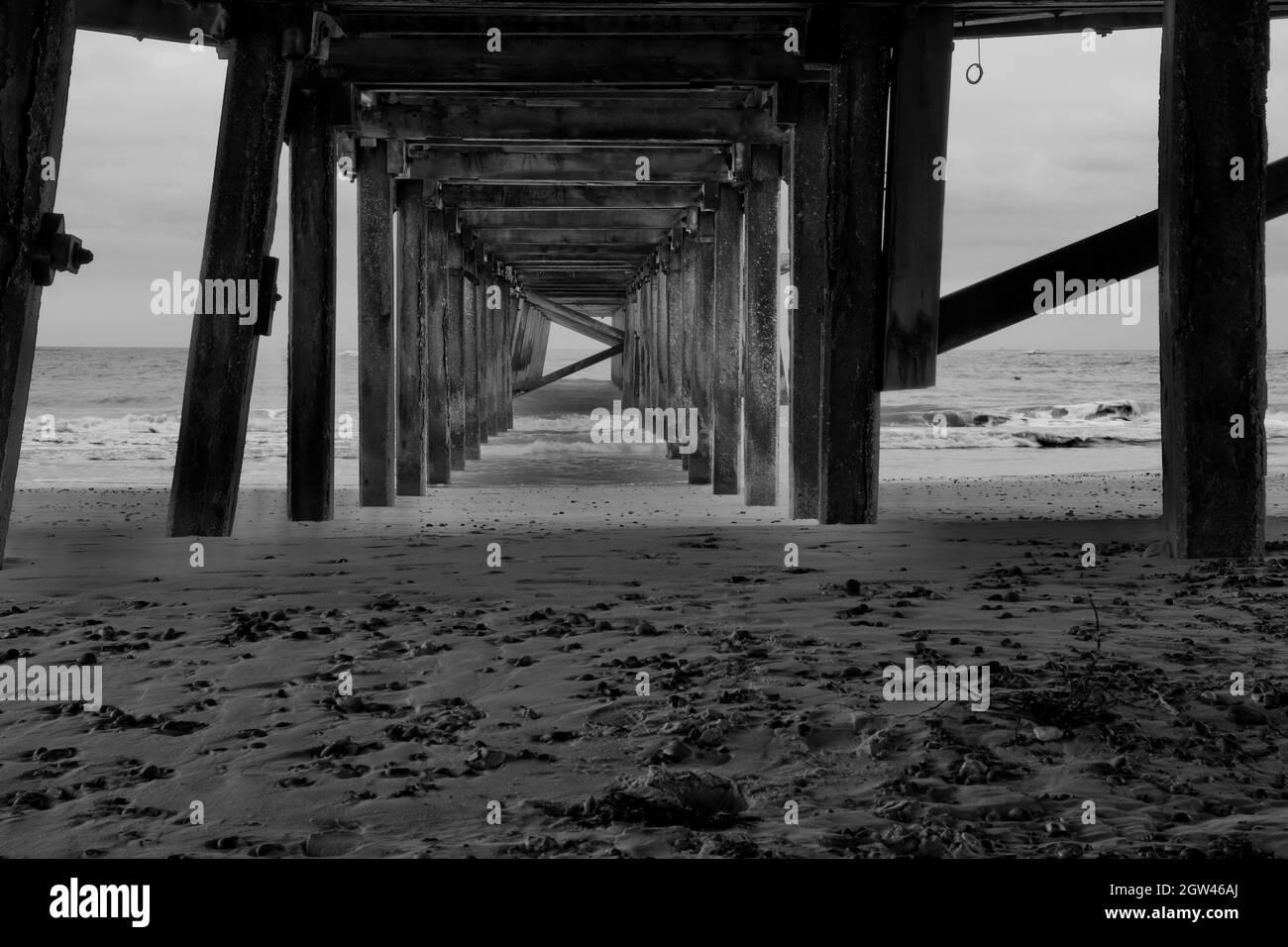 Lowestoft beach scene Black and White Stock Photos & Images - Alamy