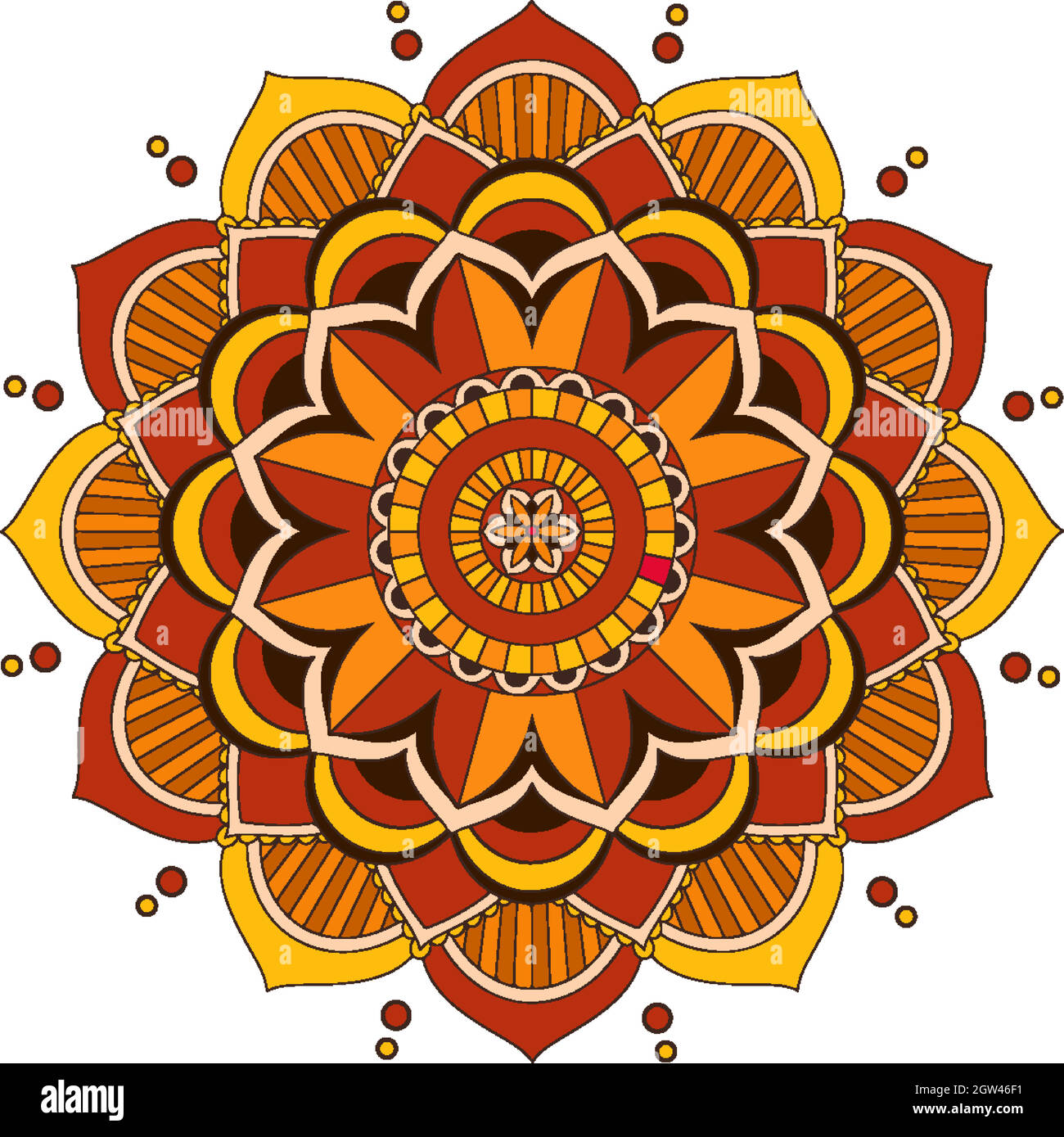 Background template with mandala pattern design Stock Vector Image ...