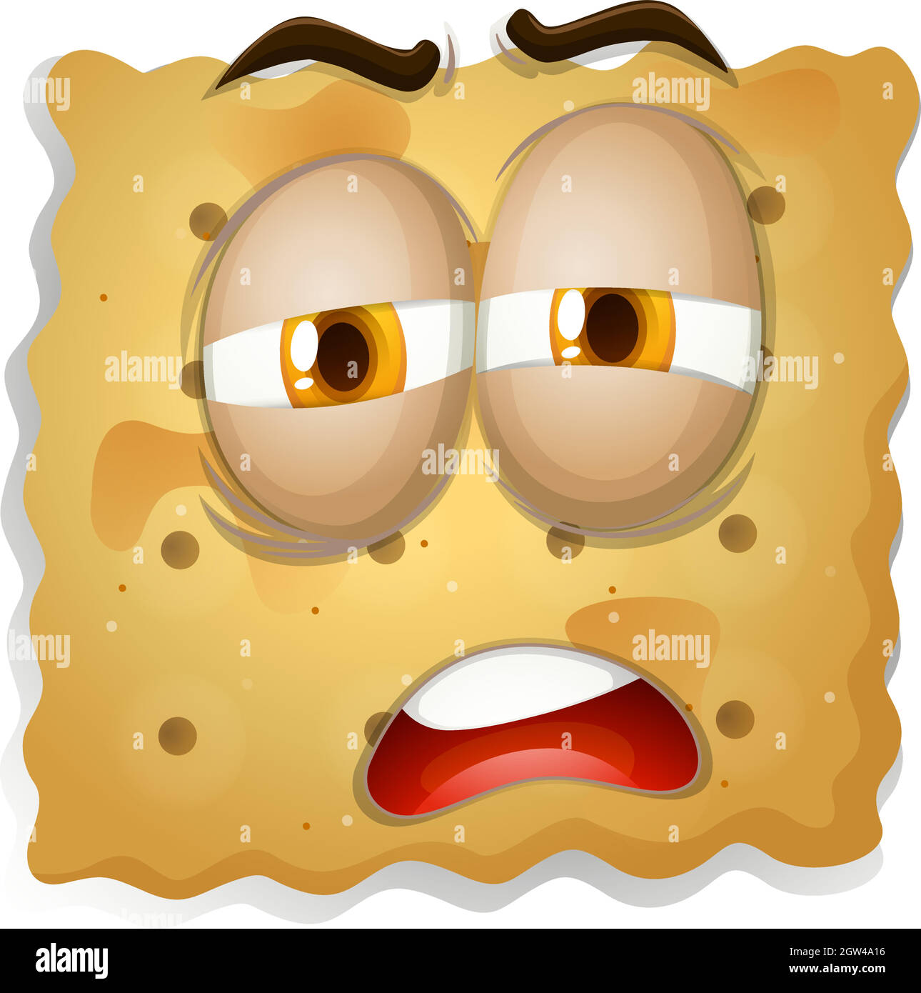 Tasty face Stock Vector Images - Alamy