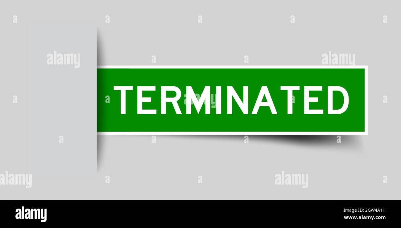 Terminated termination Stock Vector Images - Alamy