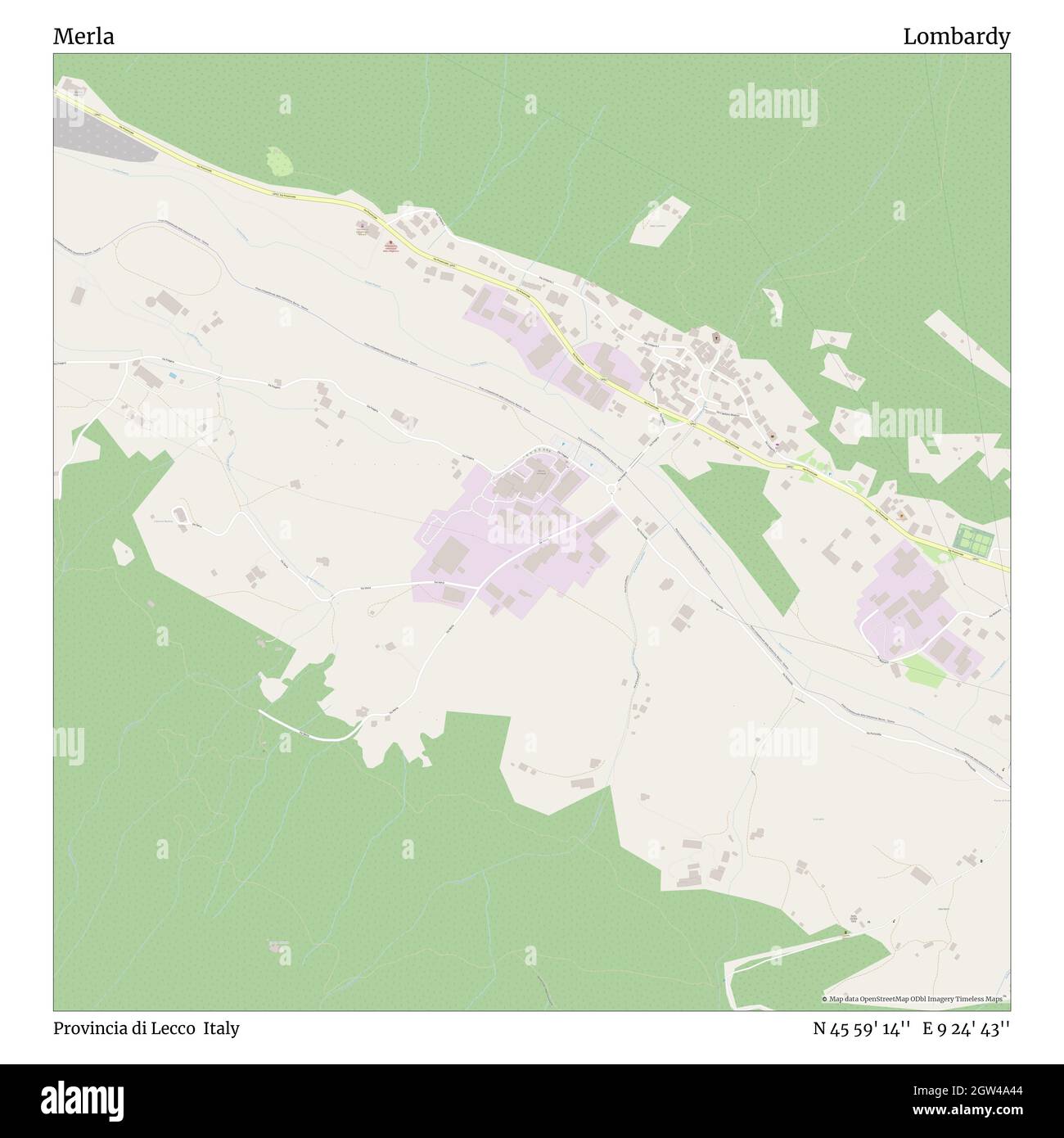 Merla, Provincia di Lecco, Italy, Lombardy, N 45 59' 14'', E 9 24' 43 ...