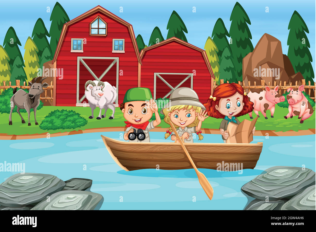 Kids mud Stock Vector Images - Alamy