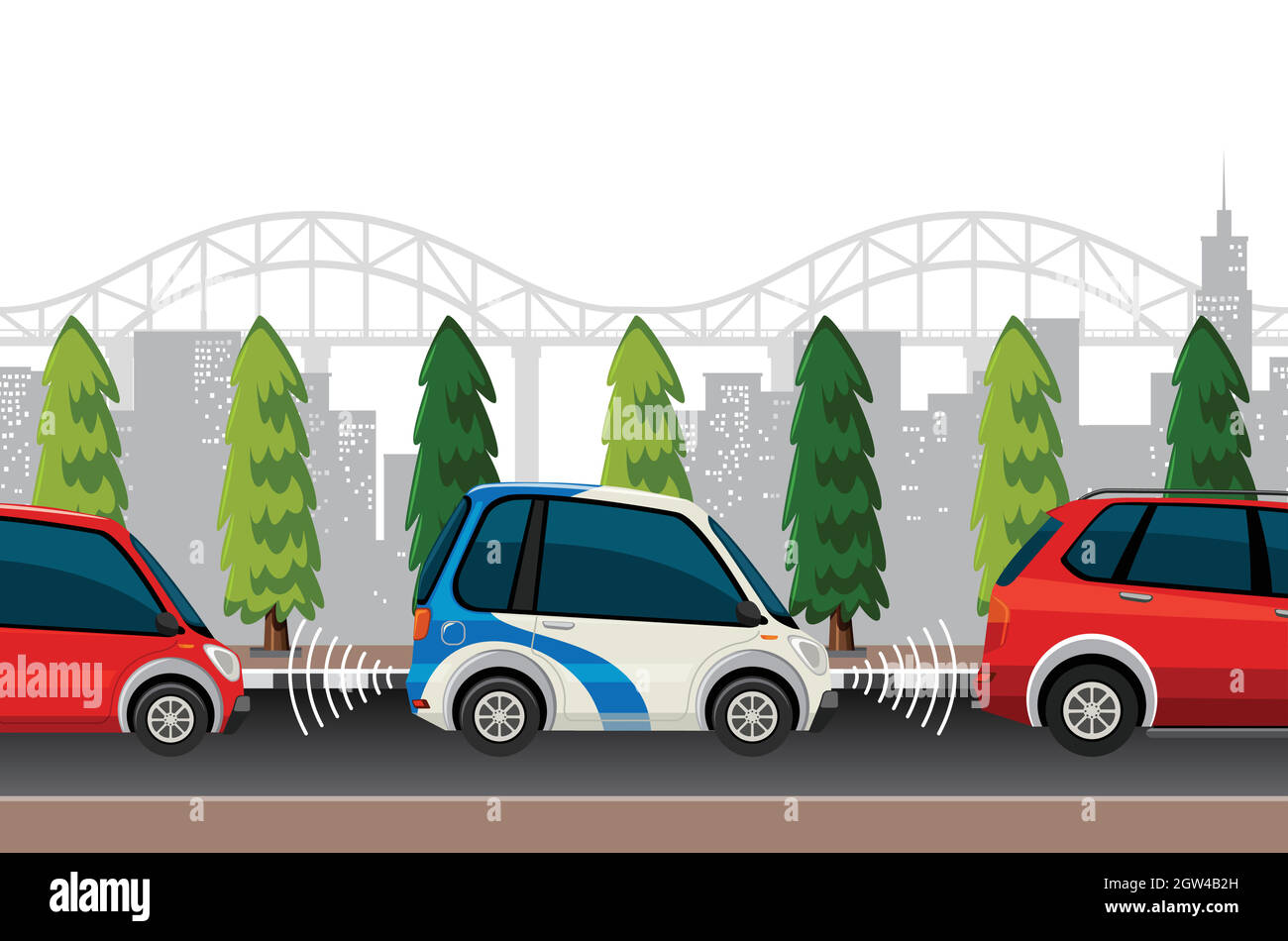 All electric urban car Stock Vector Images - Alamy