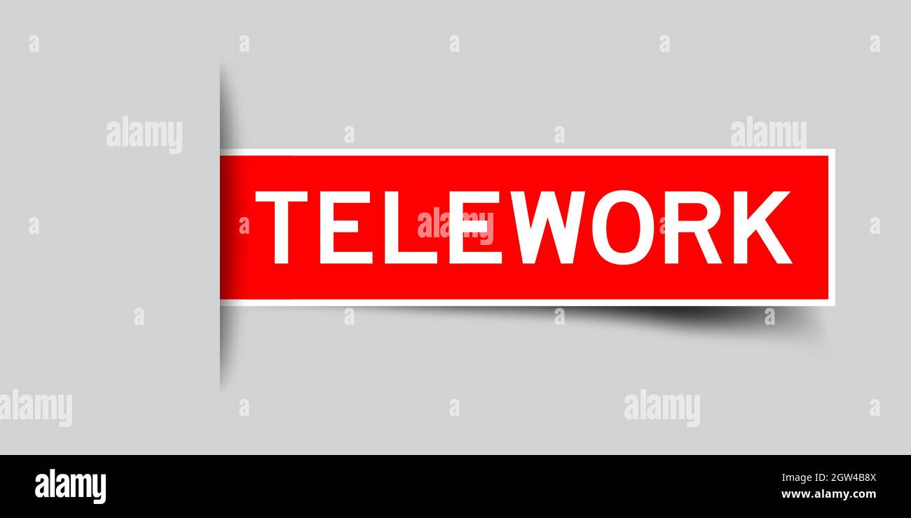 Teleworking word Stock Vector Images - Alamy