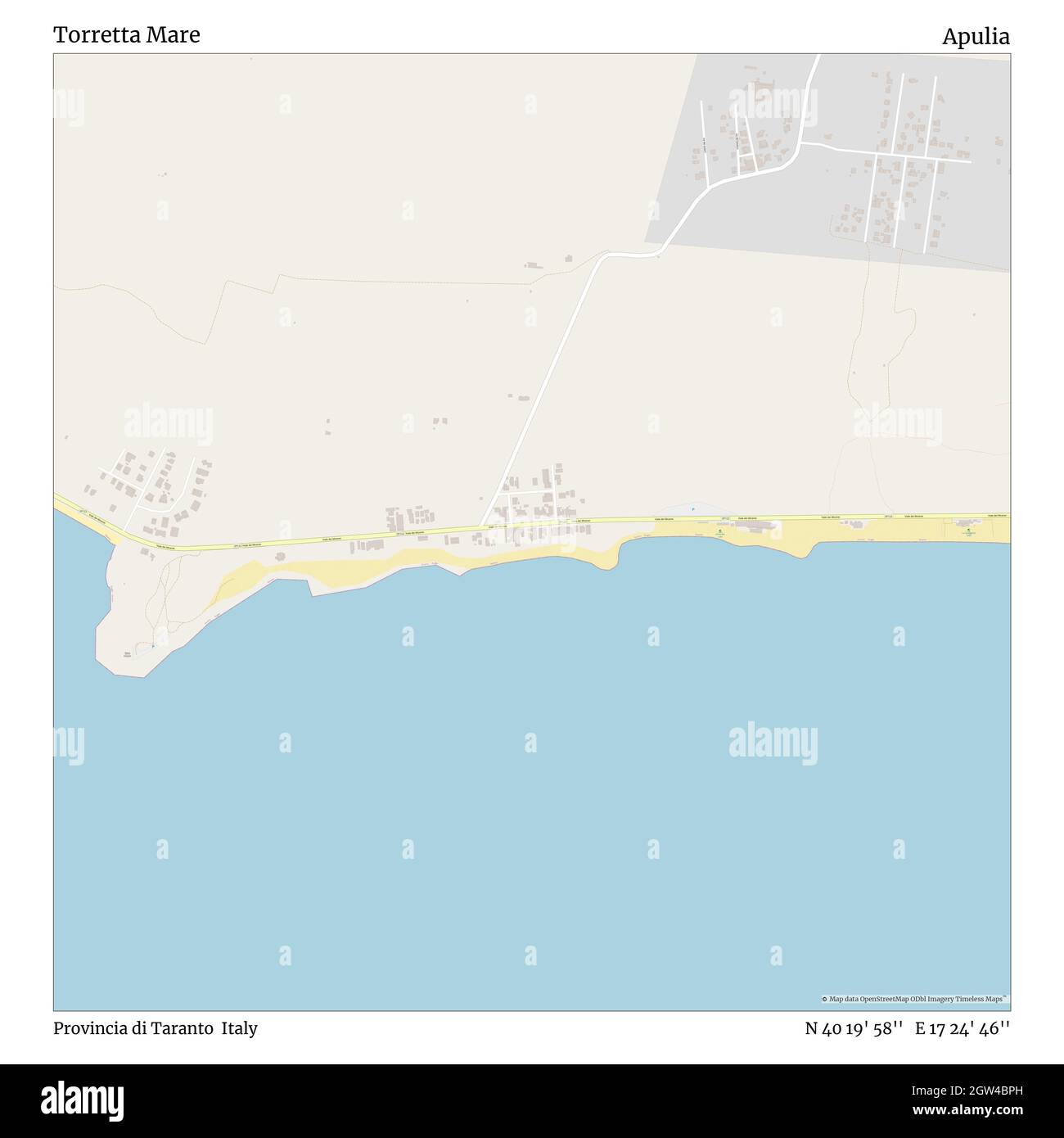 Taranto italy map hi-res stock photography and images - Alamy