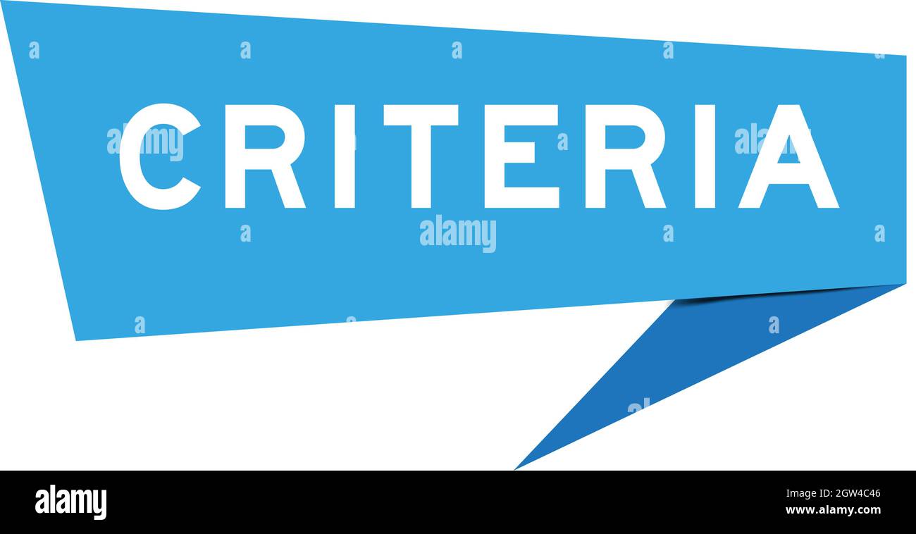 Evaluation criteria Stock Vector Images - Alamy