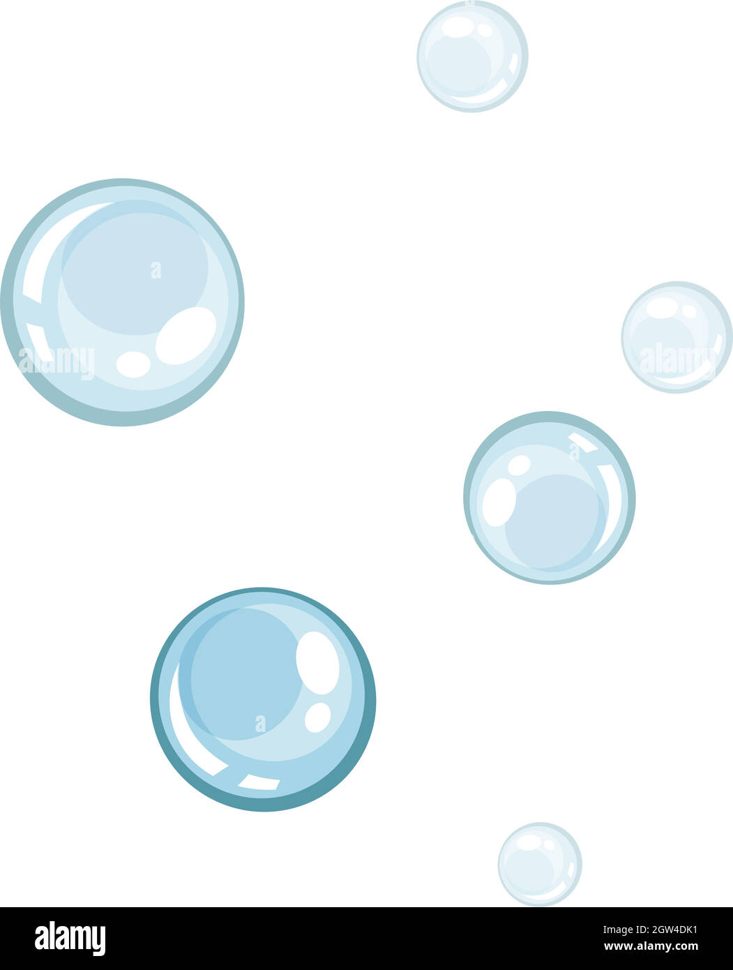 Bubbles white background Stock Vector Images - Alamy