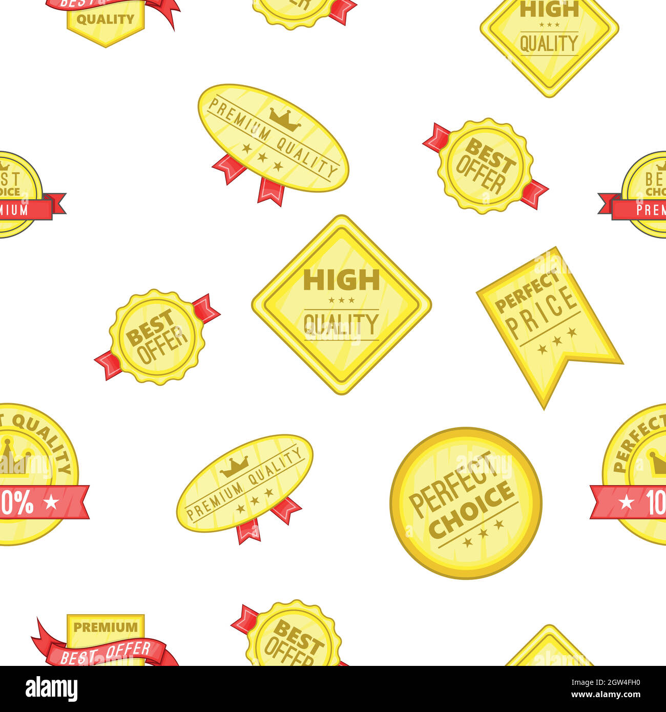 Label quality pattern, cartoon style Stock Vector Image & Art - Alamy