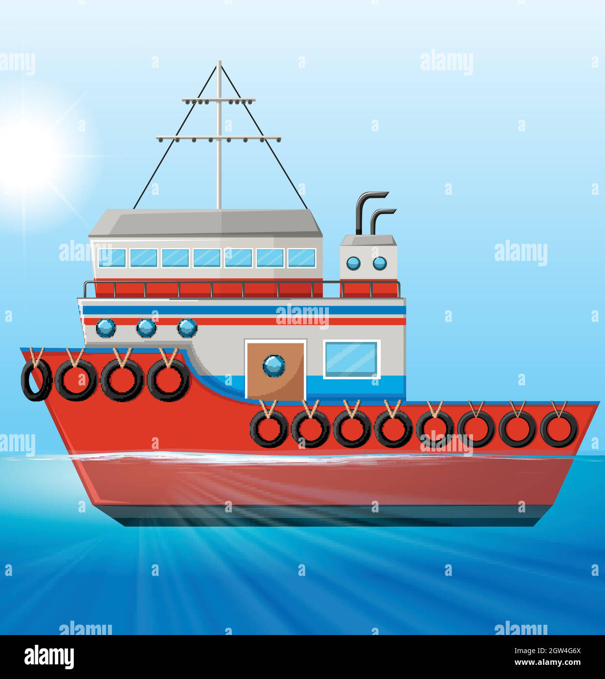 Ocean floating Stock Vector Images - Alamy