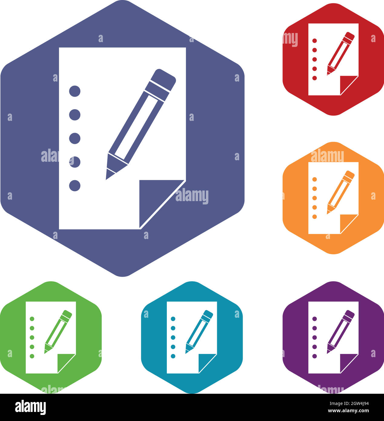 Notebook note data information Stock Vector Images - Alamy