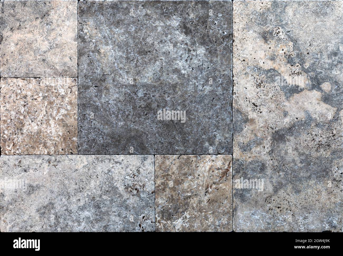 Stone travertine tile, texture. Natural decorative material Stock Photo ...