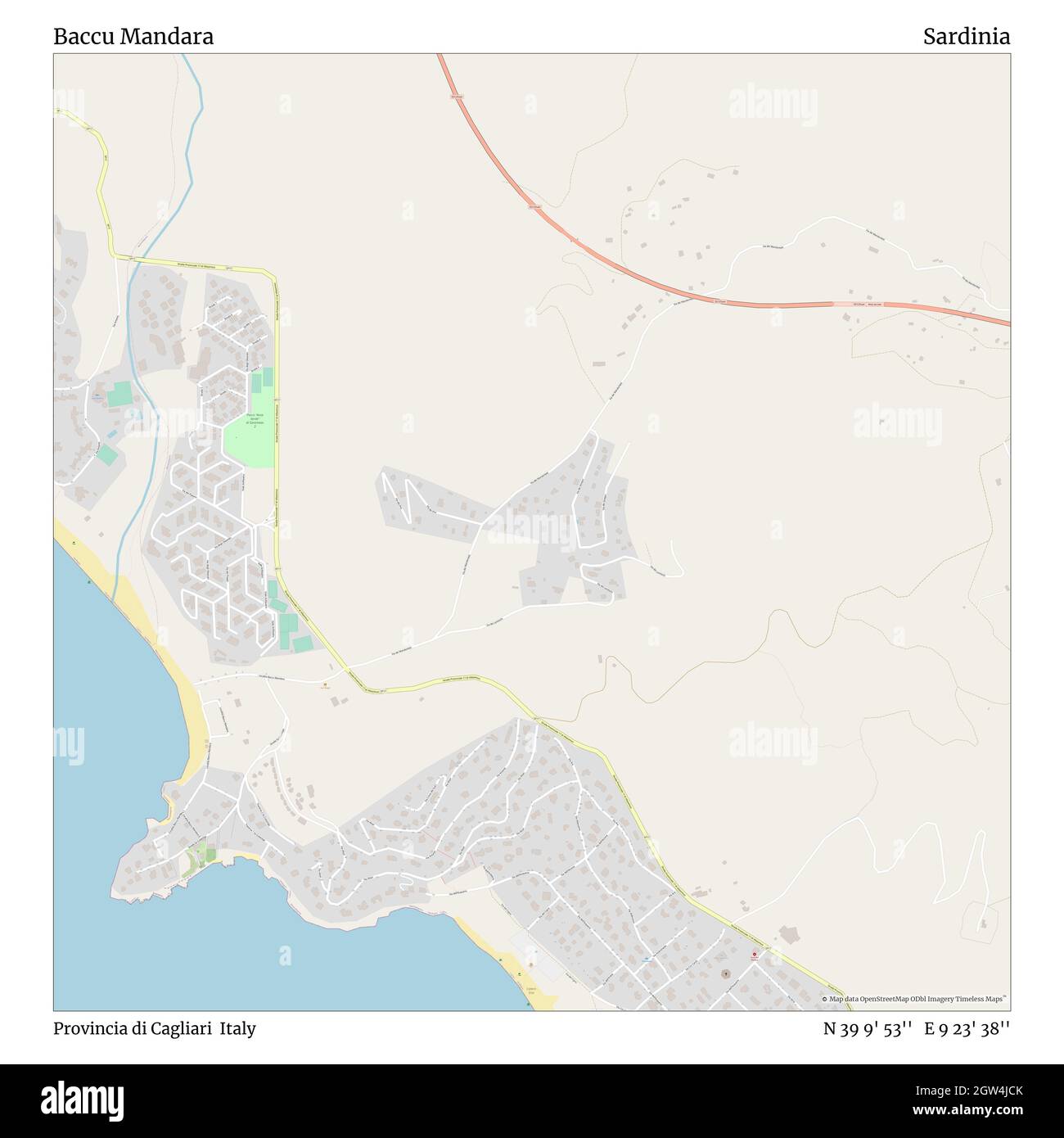 Map of cagliari in sardinia hi-res stock photography and images - Alamy