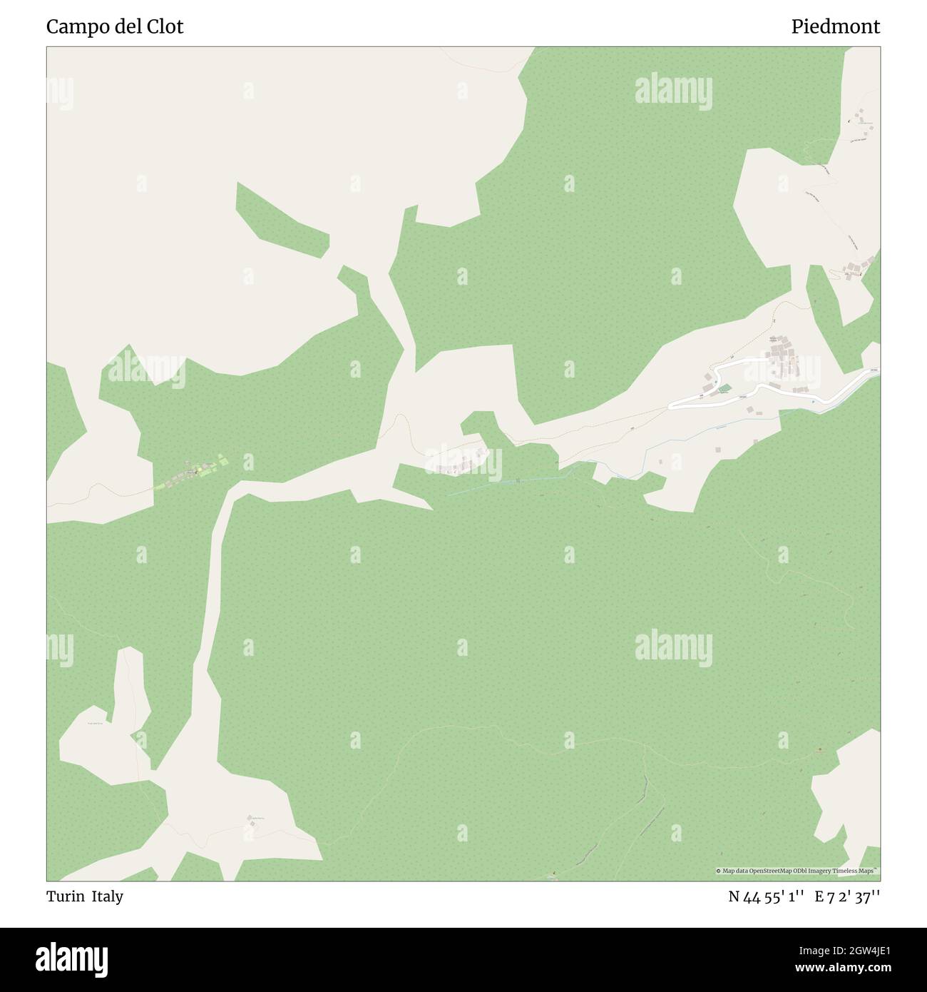 Campo del Clot, Turin, Italy, Piedmont, N 44 55' 1'', E 7 2' 37'', map ...