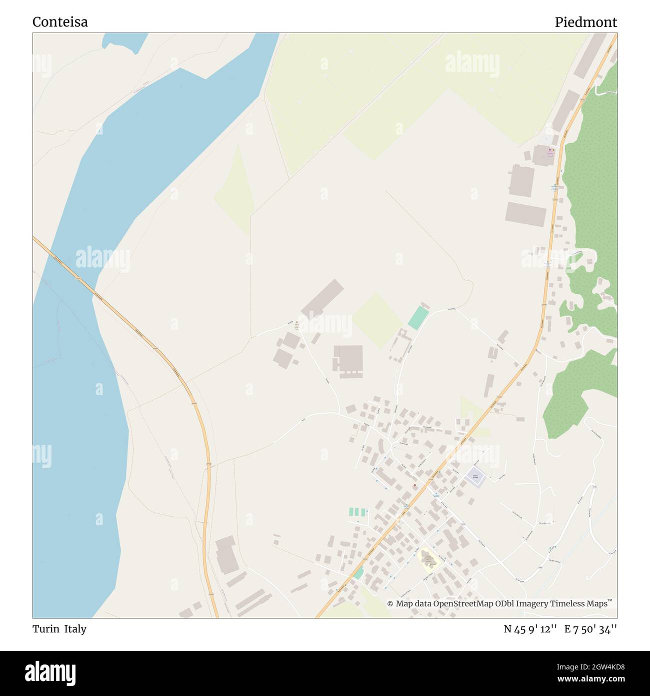 Conteisa, Turin, Italy, Piedmont, N 45 9' 12'', E 7 50' 34'', map ...