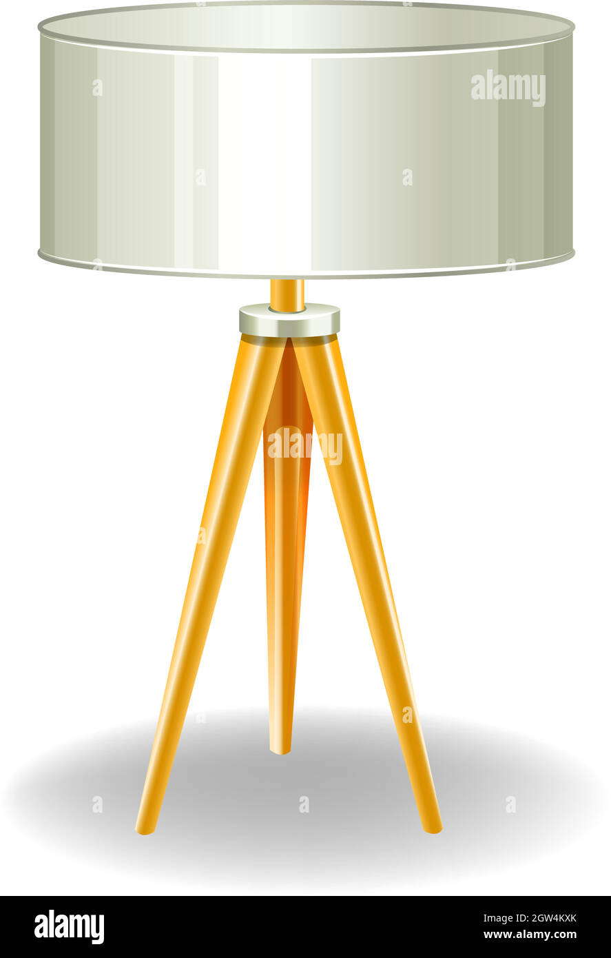 Lamp decoration home item Stock Vector Images - Alamy