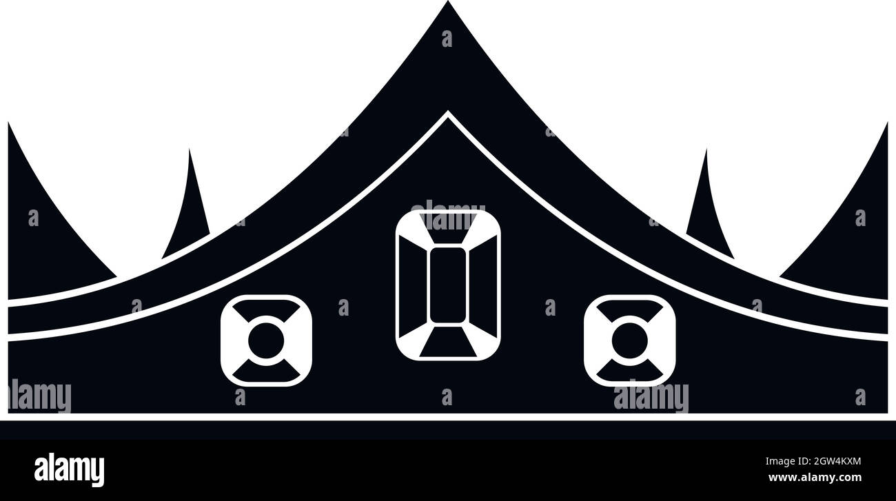 Royal crown icon, simple style Stock Vector Image & Art - Alamy