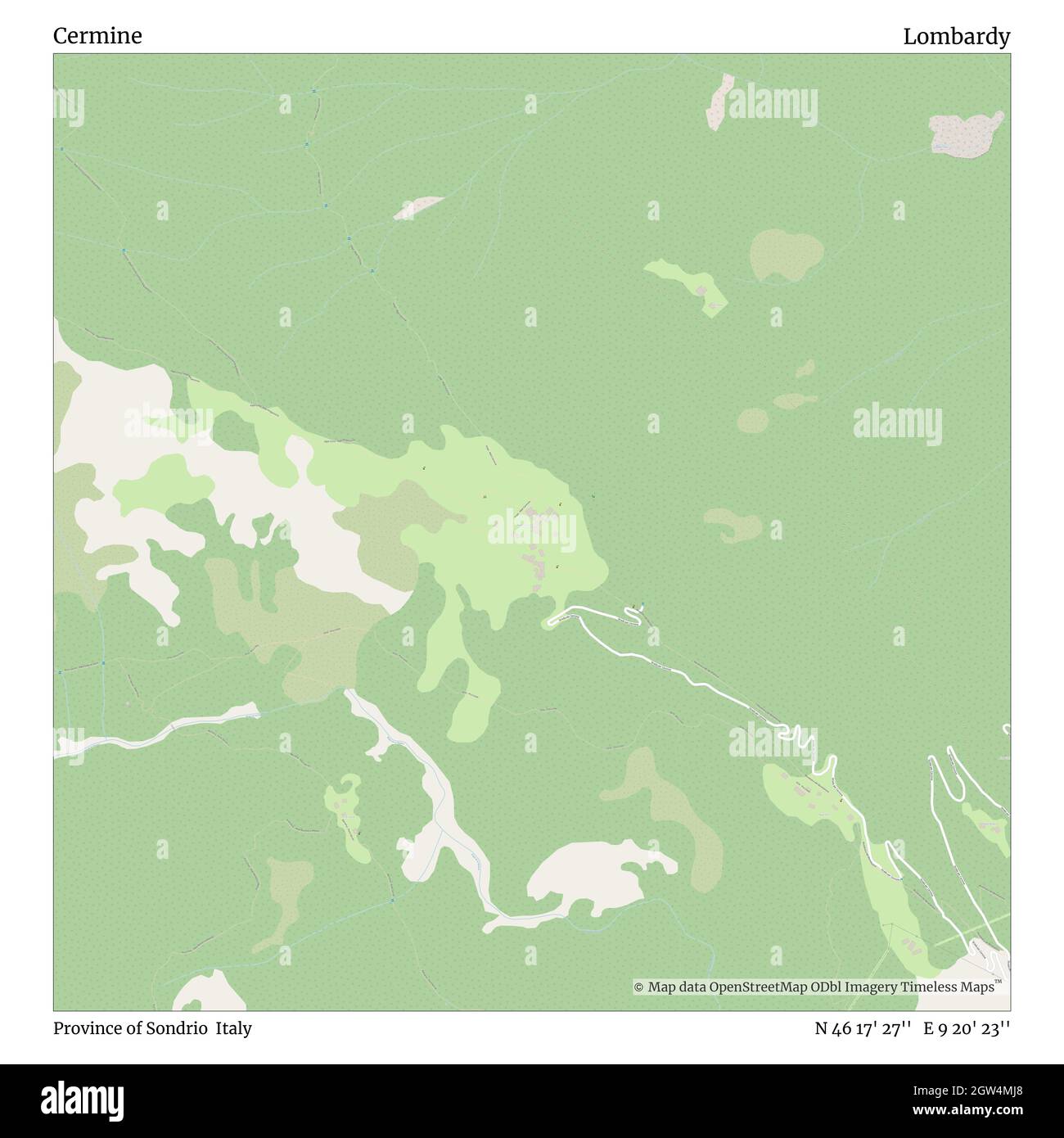 Cermine, Province of Sondrio, Italy, Lombardy, N 46 17' 27'', E 9 20 ...