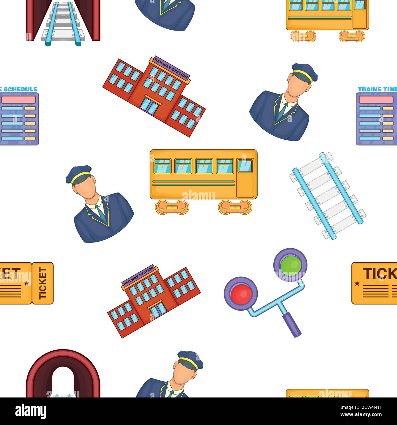 Seamless transport pattern hi-res stock photography and images - Alamy