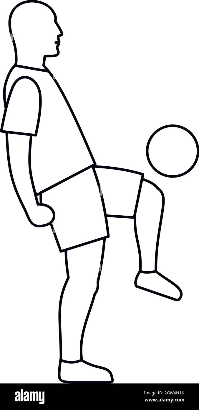 Soccer Player Outline