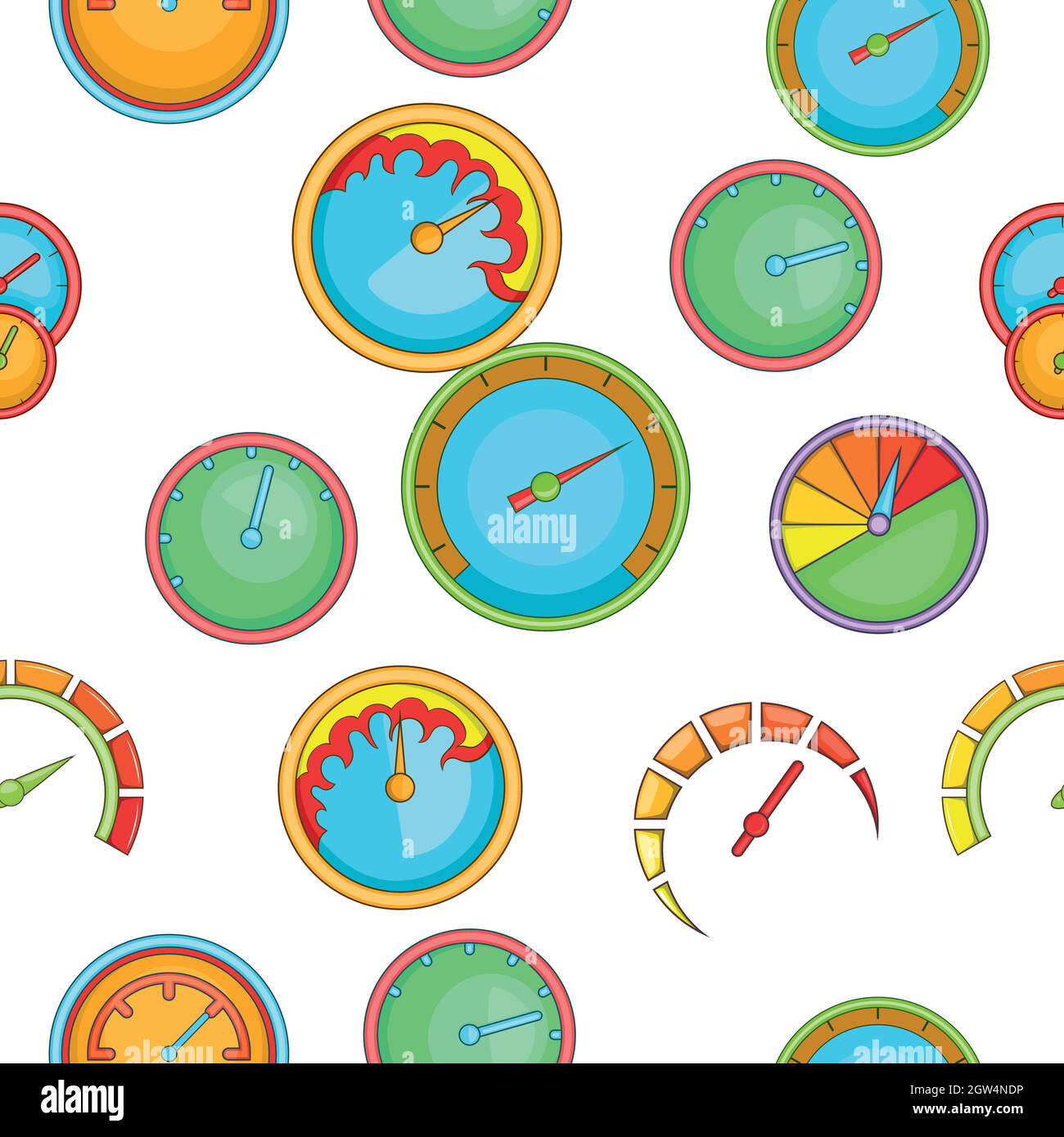 Speed measurement pattern, cartoon style Stock Vector Image & Art - Alamy