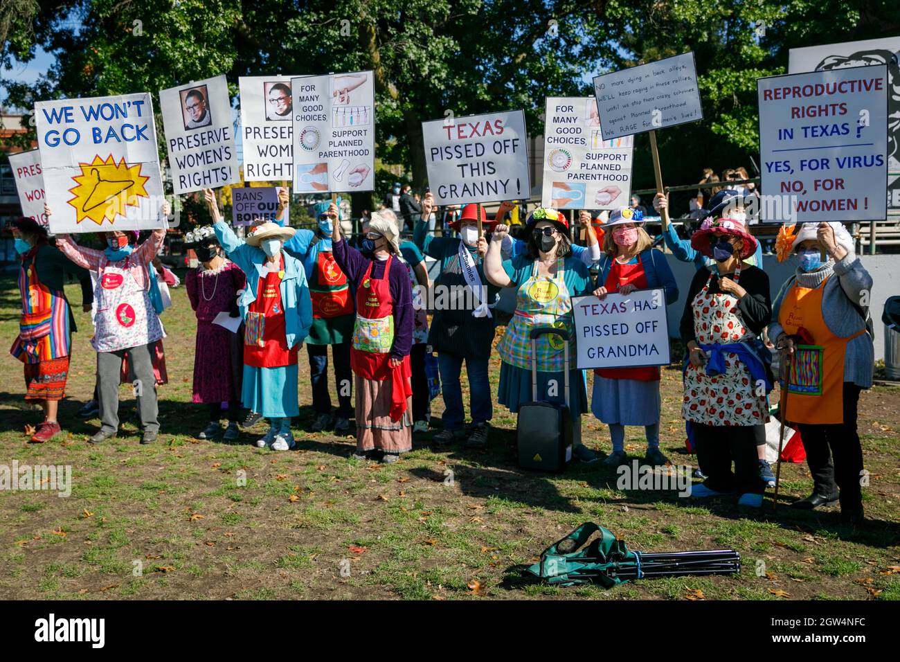 The Raging Grannies, a 35-year-old international association of ...